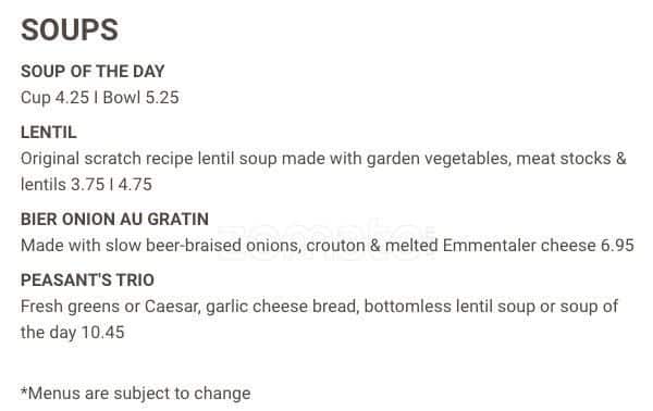 Menu at Gustav's Pub & Grill, Clackamas, SE 97th Ave