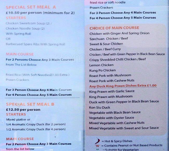 Menu at So Good fast food, Edinburgh