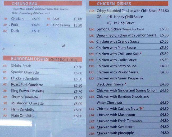 Menu at So Good fast food, Edinburgh