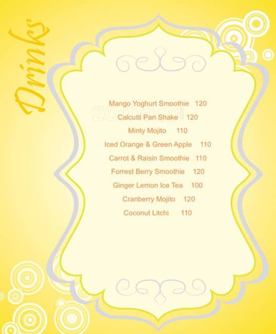 Beans & Leaves - Platinum Hotels Menu - Zomato