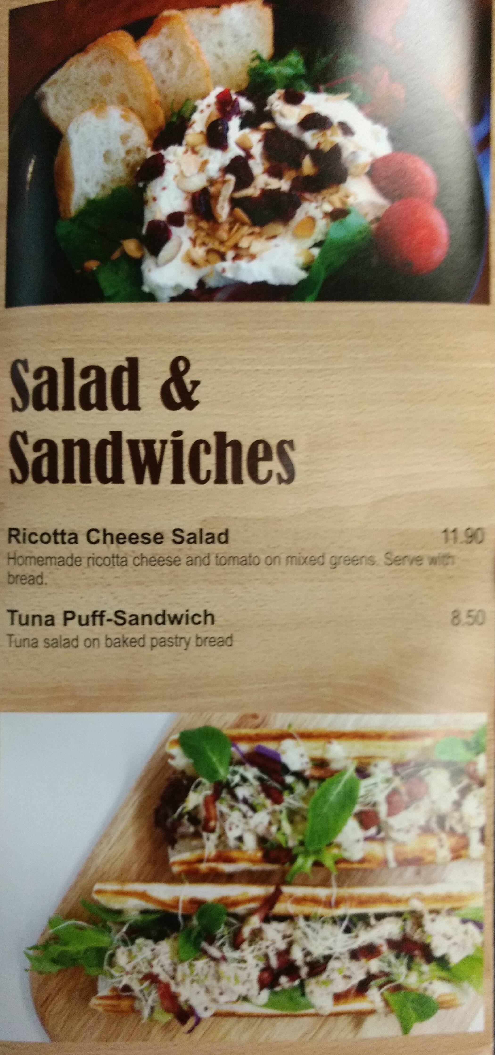 Menu at Scarlet Corner restaurant, Footscray