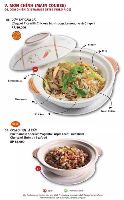 Menu at Saigon Delight (Living World) restaurant, West Pakulonan
