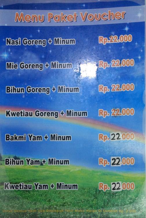 Menu at Love Nature Vegie, Jakarta