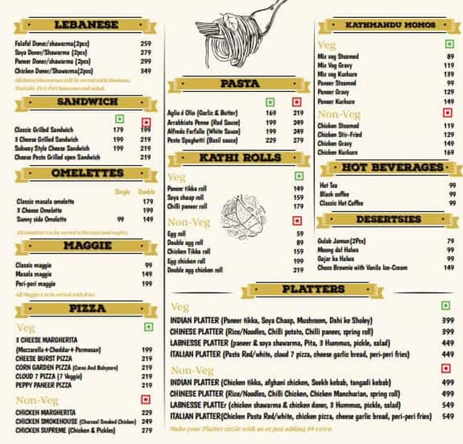 Menu of Daler, Mayapuri Phase 2, New Delhi
