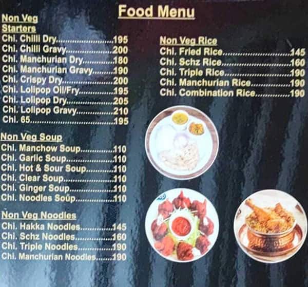 Menu of The Foodies Hub's Kitchen, Chakala, Mumbai