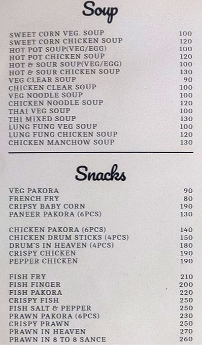 Menu at RED CARPET, Kolkata, Ward Number 05
