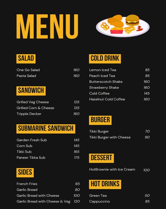 Menu at Mr. Brown, Greater Noida, Shop 19