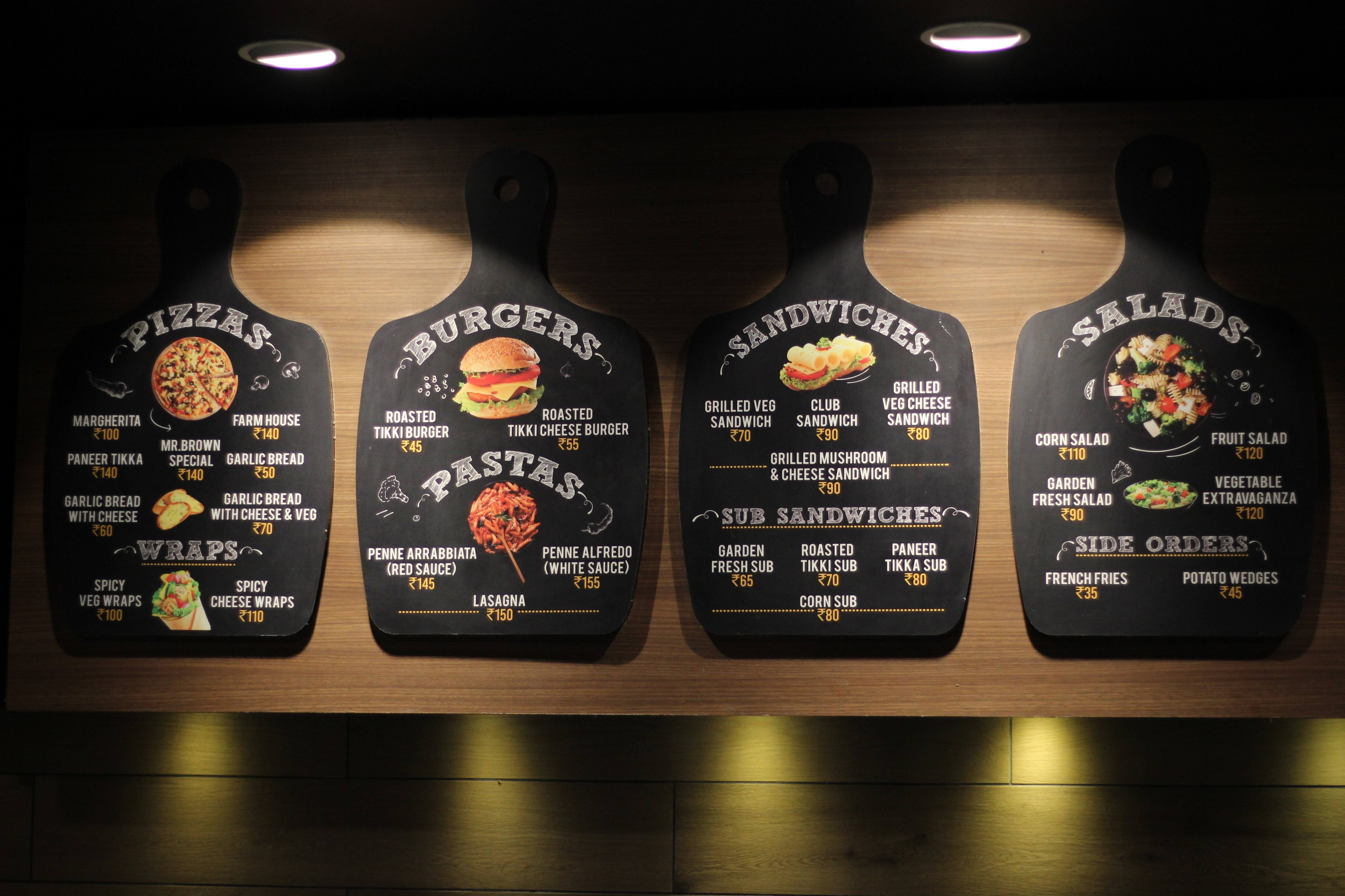 Mr. Brown Menu, Menu for Mr. Brown, Kaushambi, Ghaziabad - Zomato