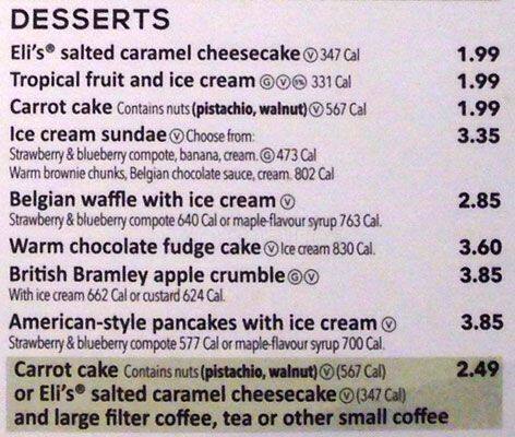 Menu at Baxter's Court pub & bar, London