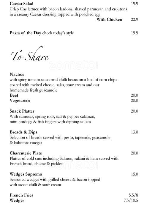 Menu at Cocoa Black Bishopdale cafe, Christchurch, 333 Harewood Rd
