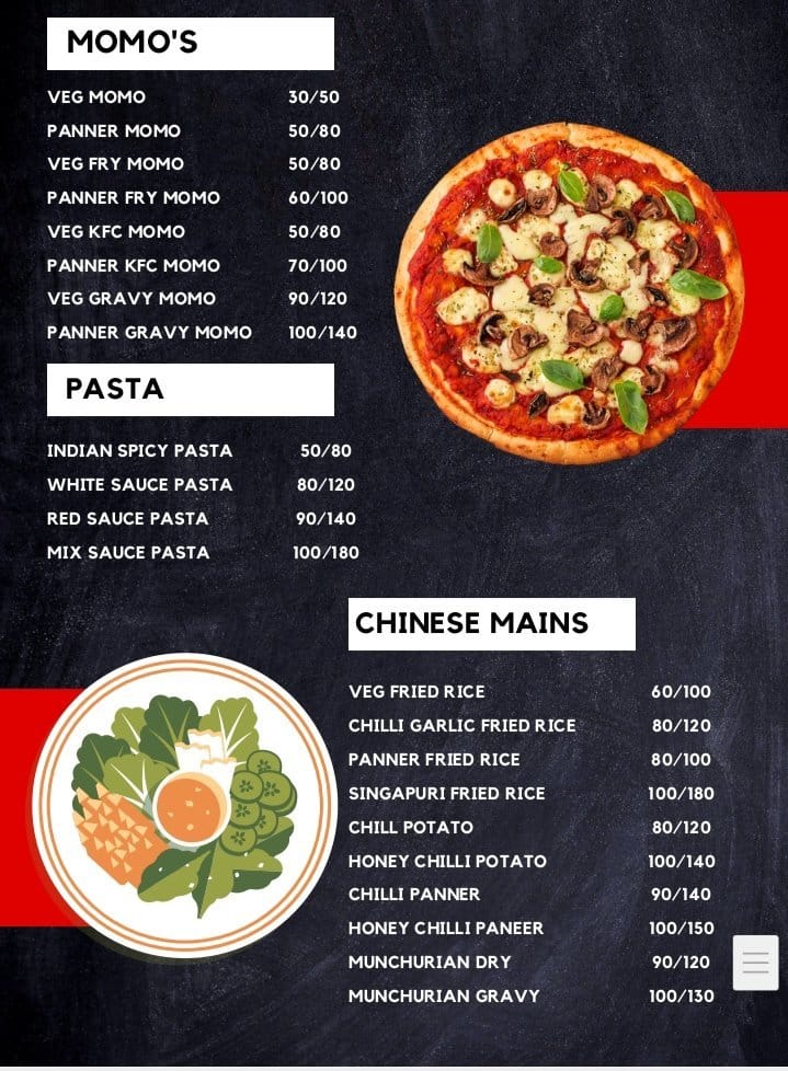 Menu of Moms Pizza, Ankur Vihar, Ghaziabad