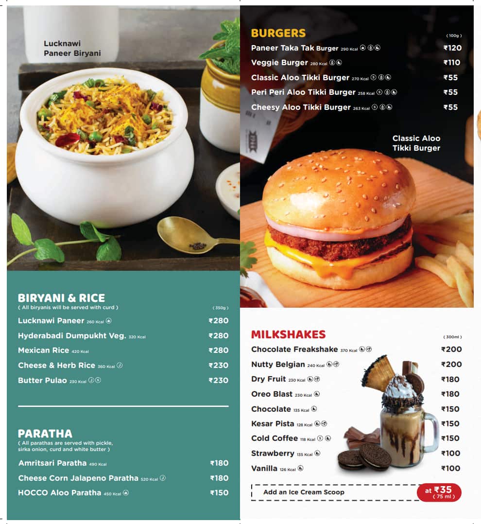 Menu of Hocco Eatery, Bopal, Ahmedabad