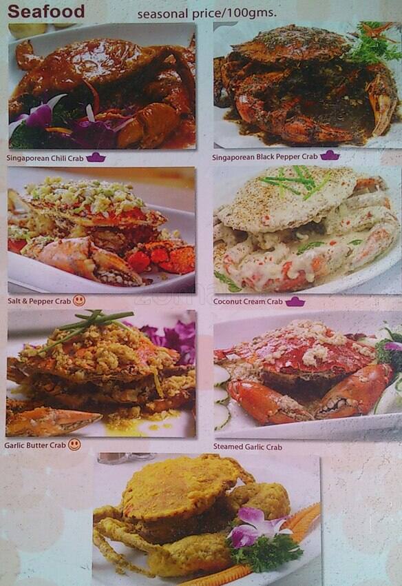 Menu at Sentosa Singaporian Chinese Restaurant, Quezon City, J2P2+4HF