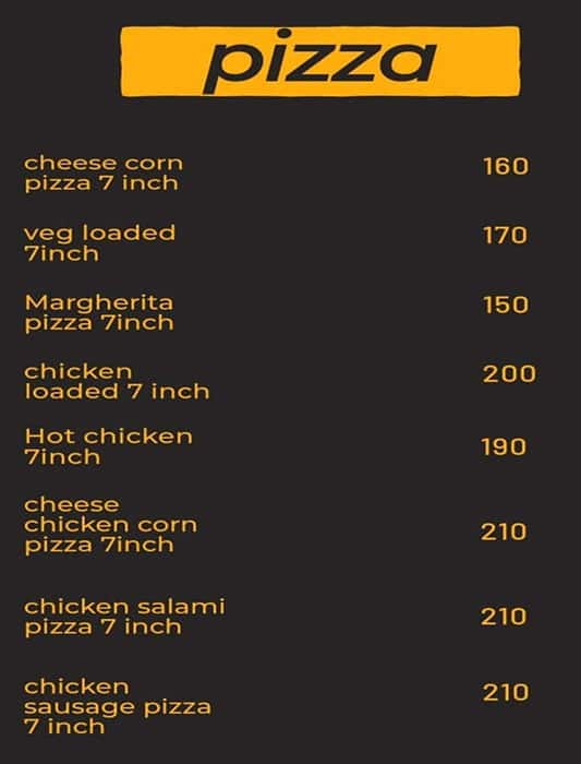 Menu of Golden Pan Pizza, Ulwe, Navi Mumbai