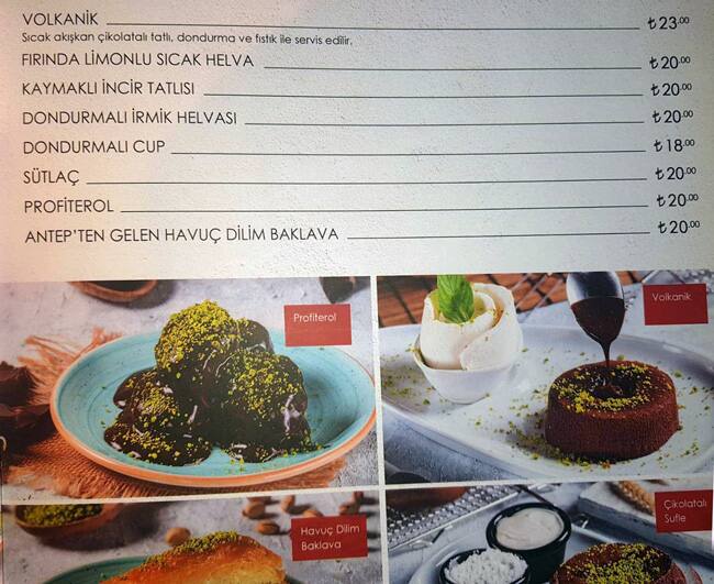 Menu at Yakamoz Restaurant, Istanbul, Kuleli Cd. No:69
