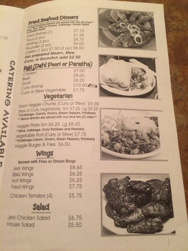 Menu at Mystic Jamaica Restaurant, Newport News, Warwick Blvd