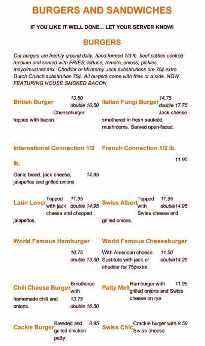 Menu at Hamburger Ranch and BBQ, Cloverdale
