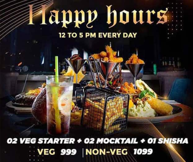 Menu of Xpose Lounge, Netaji Subhash Place, New Delhi