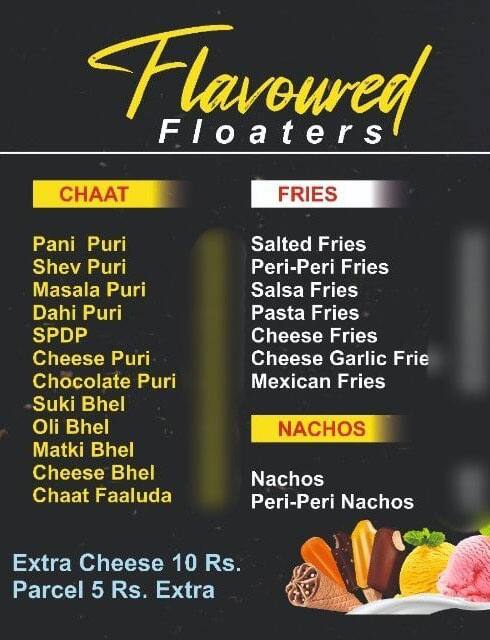 Menu of Flavoured Floaters, Pimple Gurav, Pune