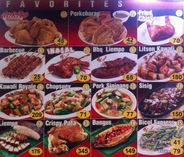 Andok's Menu, Menu for Andok's, Ninoy Aquino Airport Area, Pasay City ...