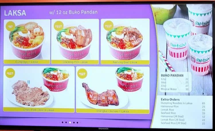 Paotsin Menu, Menu for Paotsin, Ortigas, Mandaluyong City - Zomato ...