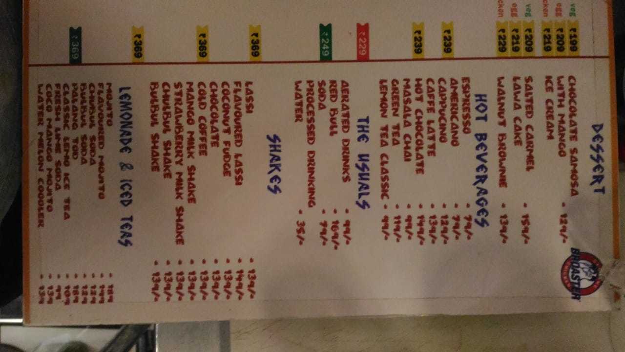 Menu at Genuine Broaster Chicken, Patna, West Boring Canal Road