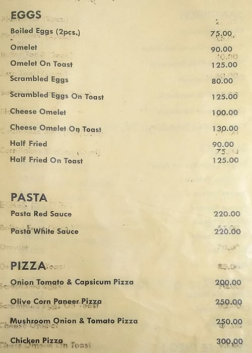 Menu at Rhythm Rooftop Cafe And Lounge, Jodhpur, AJIT MANSION HOTEL