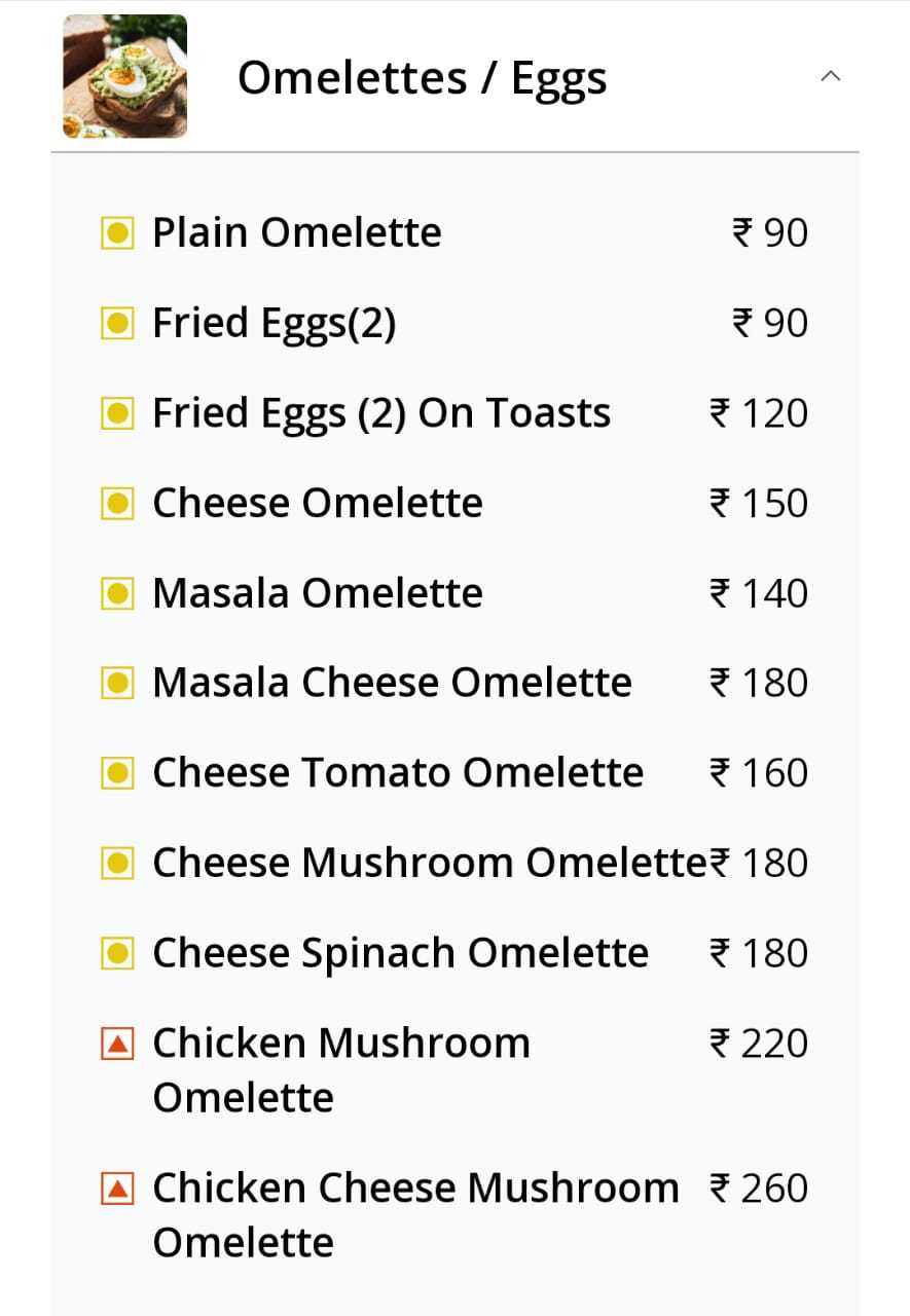 Menu at The Bodhi Tree Cafe And Bar, Dargalim