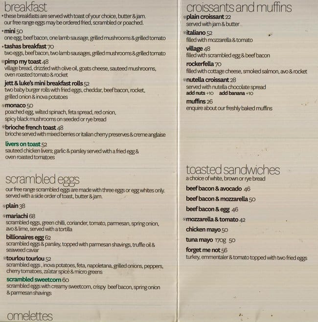 tashas Menu, Menu v reštaurácii tashas, Al Safa, Dubai - Zomato