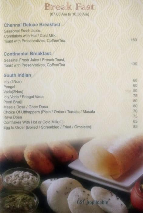 Menu at Sri Jothi Bakery & Sweets, Chennai, 36F8+XHF