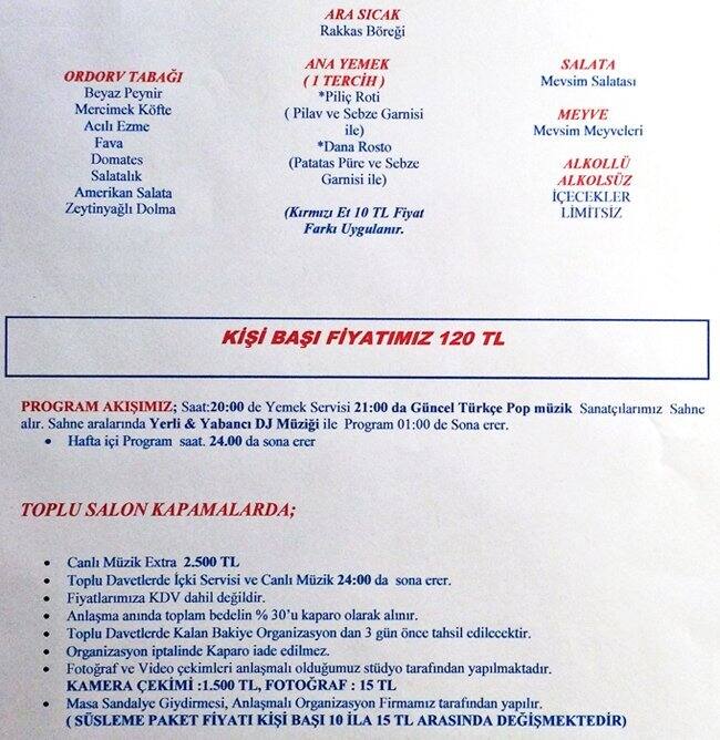 Cadde Rakkas Menü, Cadde Rakkas, Caddebostan, İstanbul için Menü ...