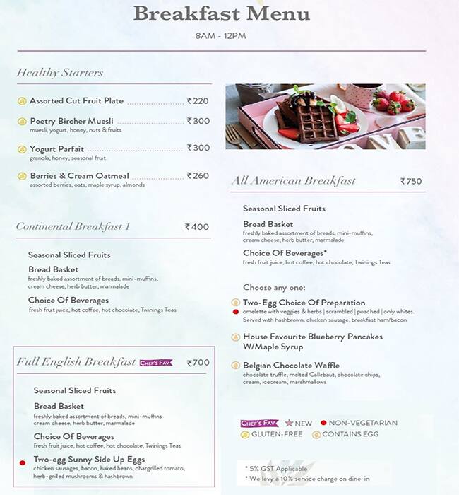 Menu of Poetry by Love and Cheesecake, Powai, Mumbai