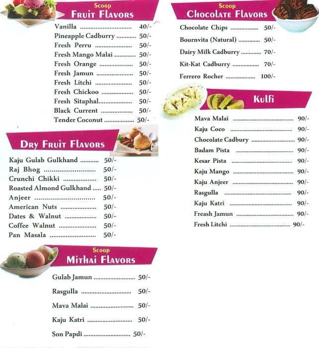 Creamy Heaven Menu, Menu for Creamy Heaven, Kalamboli, Navi Mumbai - Zomato