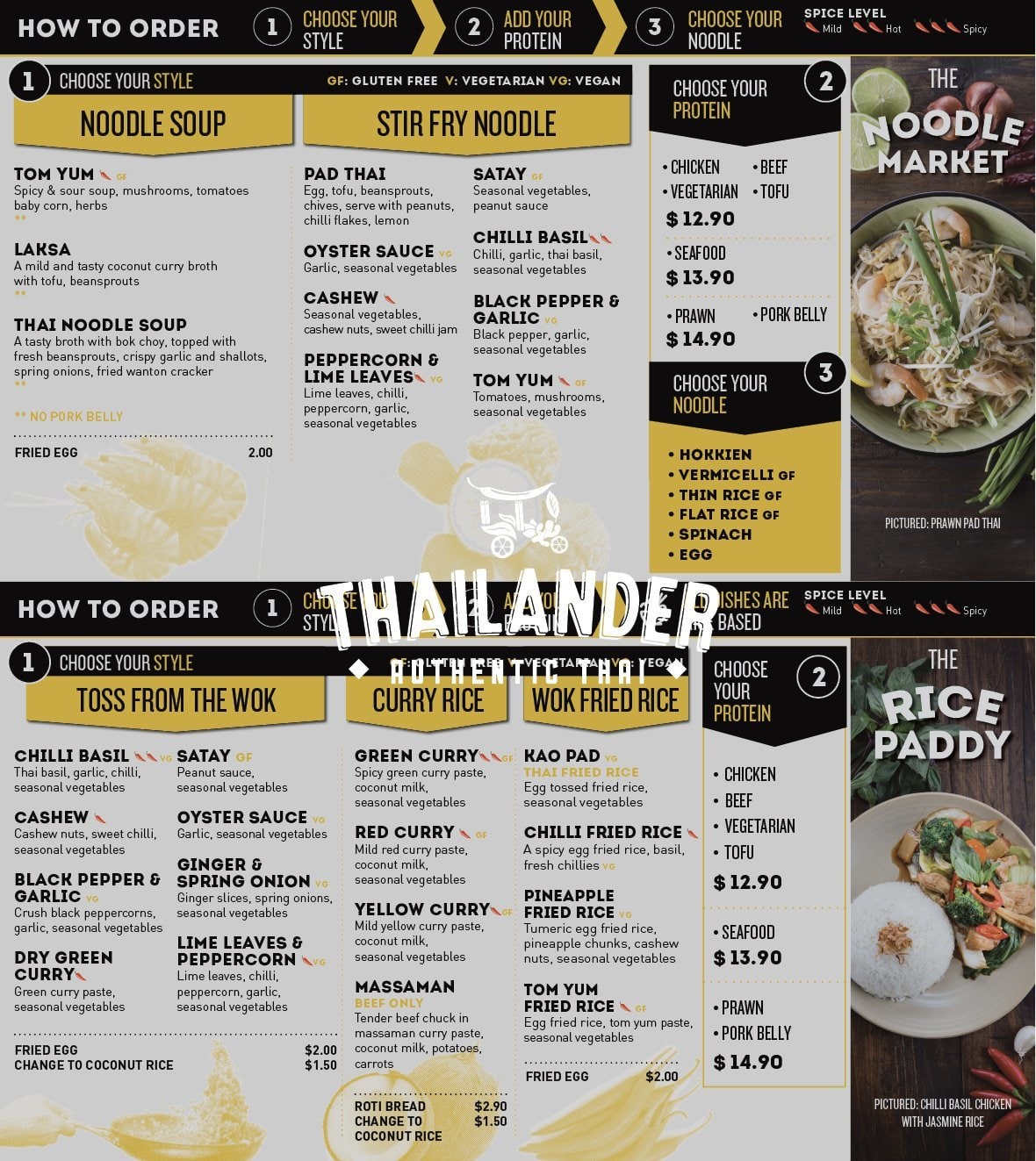 Thailander Menu, Menu for Thailander, Frankston, Melbourne - Urbanspoon ...