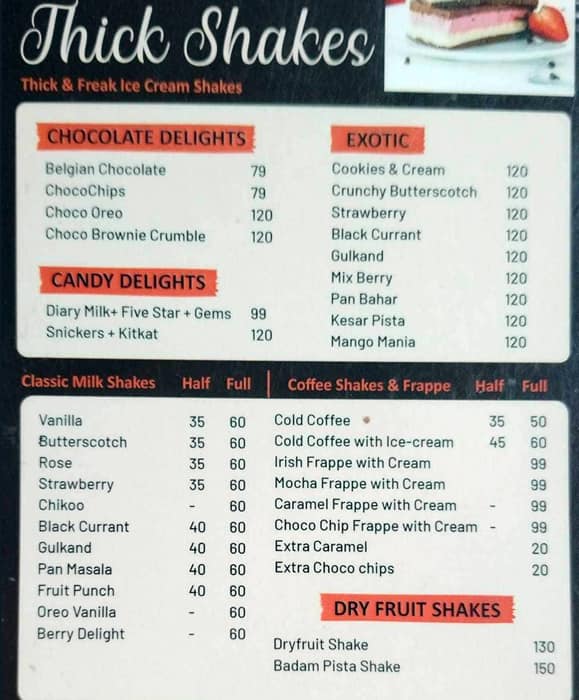 Menu of Maha Chai, Malad East, Mumbai