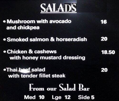 Menu at Homestyle Food Bar, Claremont, Claremont Quarter