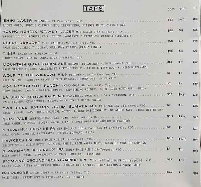 Menu at Hawker Hall restaurant, Windsor