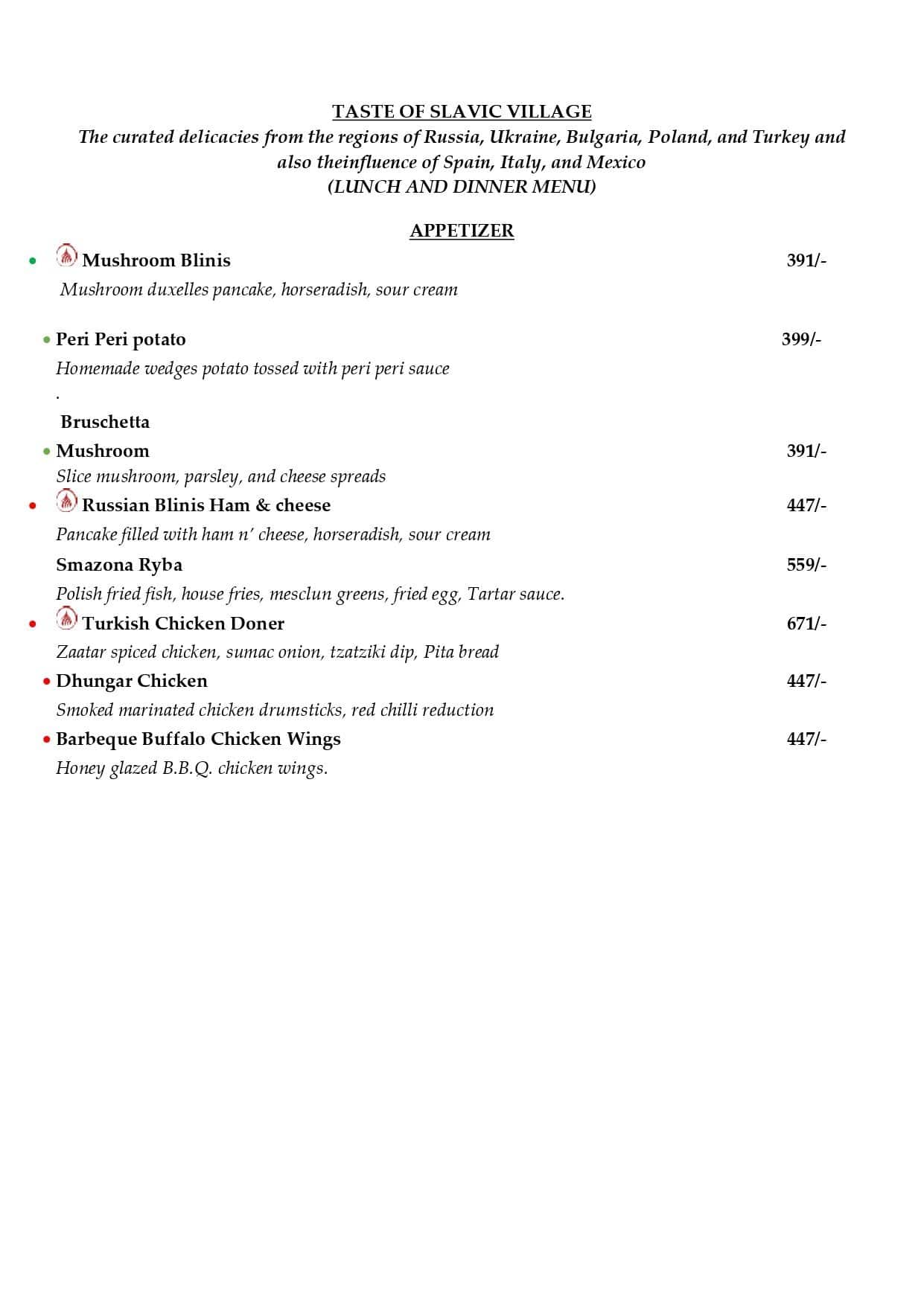 Menu of Milee Droog Coffee & Bistro, Desapriya Park, Kolkata