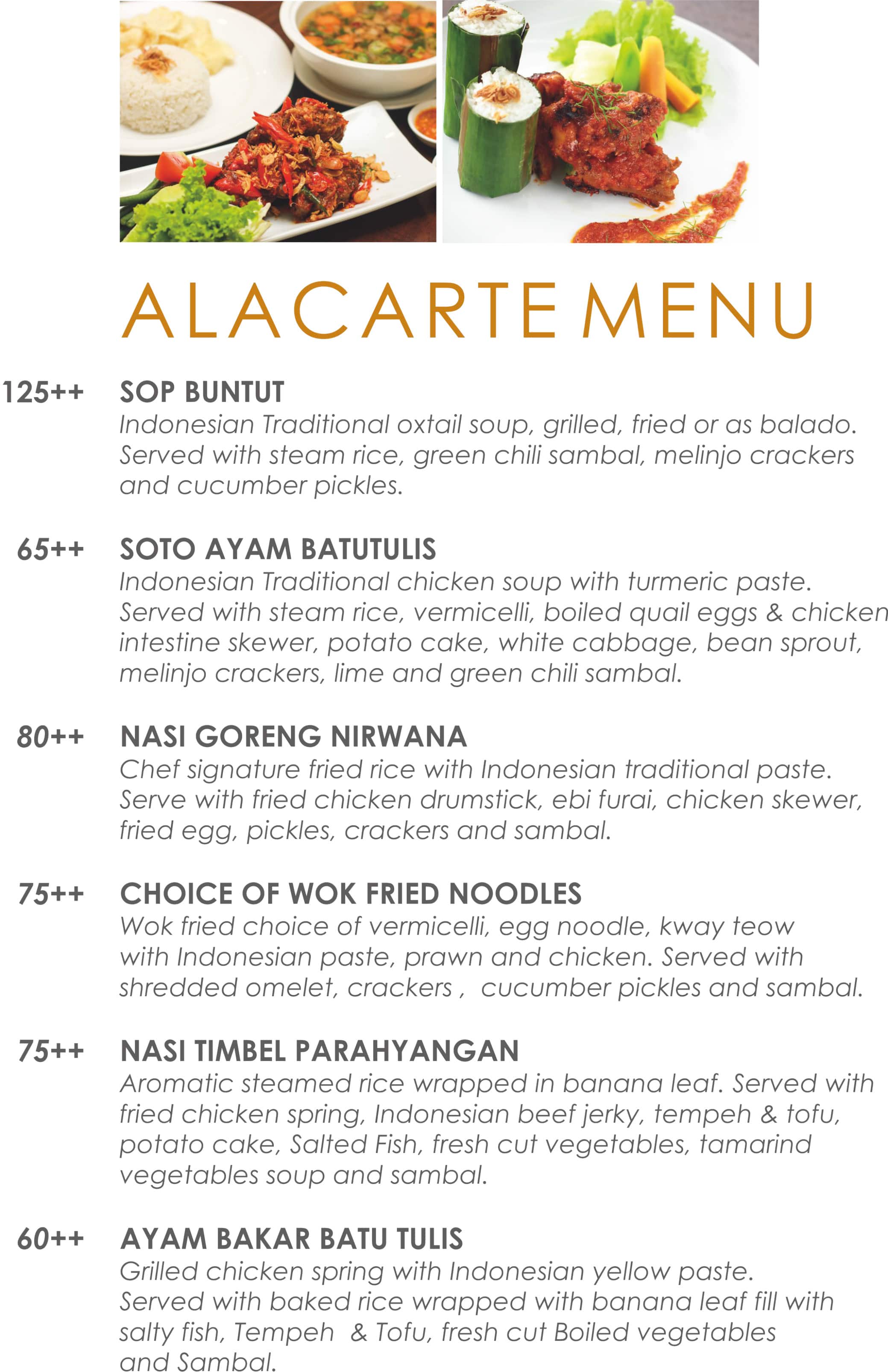 Menu at Batu Tulis Coffee Shop cafe, Bogor, 9Q7W+F5P