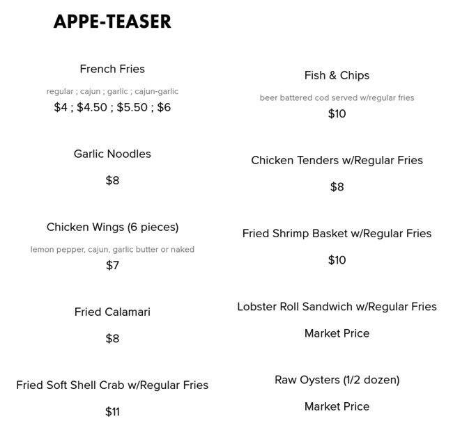 The Angry Crab Menu, Menu for The Angry Crab, West Ridge, Chicago ...