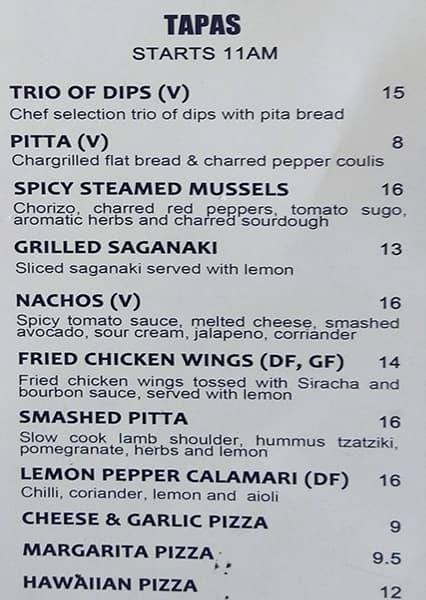 Menu at Fat Chef restaurant, Keilor East