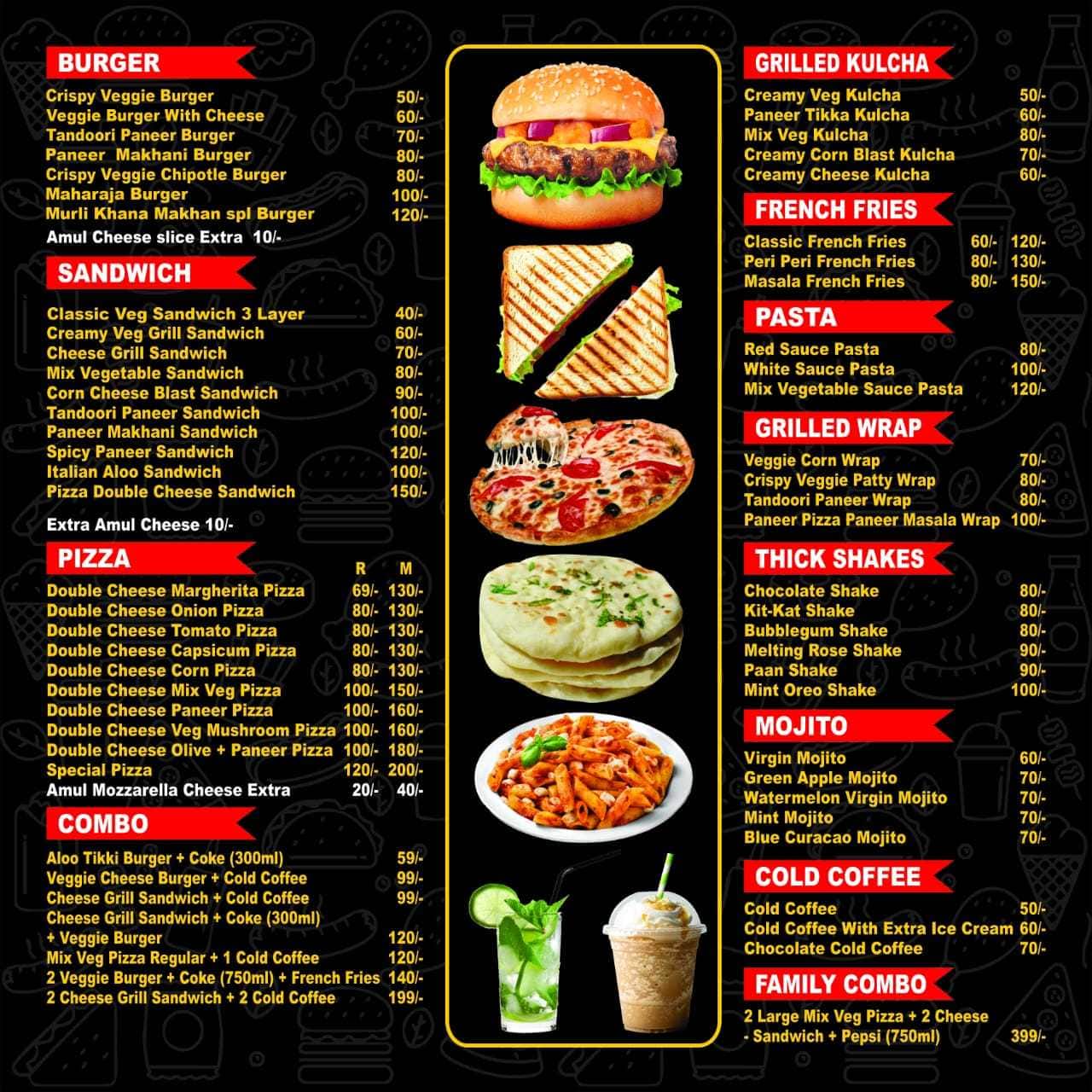 Menu at The Express Grill, Noida