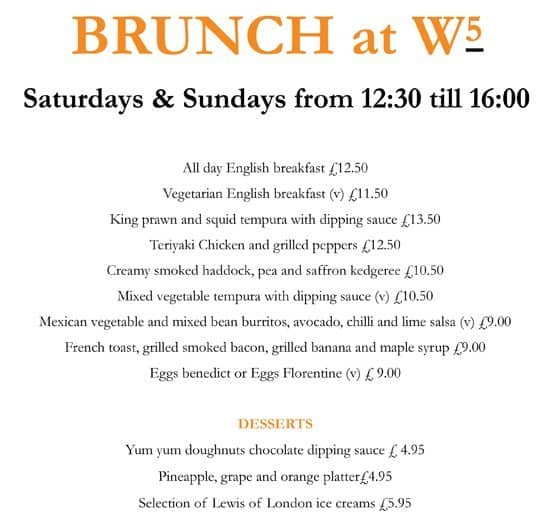 Menu at DoubleTree by Hilton London - Ealing, London