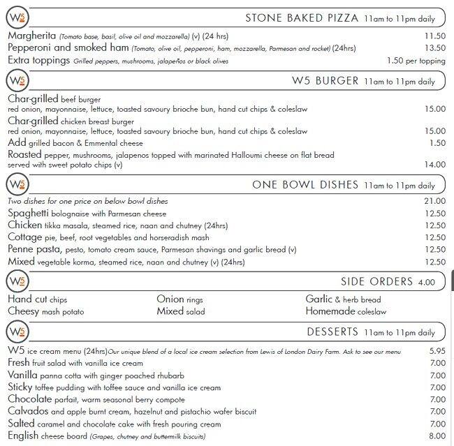 Menu at DoubleTree by Hilton London - Ealing, London