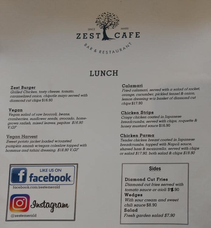 Zest Restaurant Mumbai Menu at Penny Troche blog