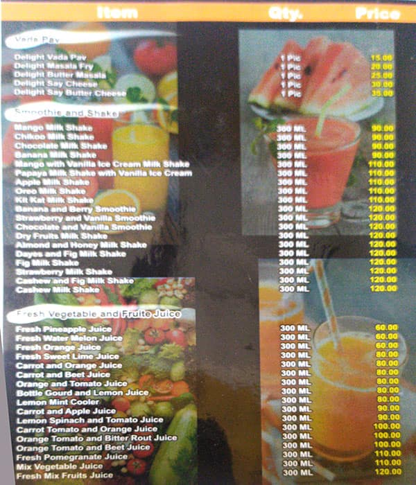 Menu at The Veg Food Hub, Vadodara