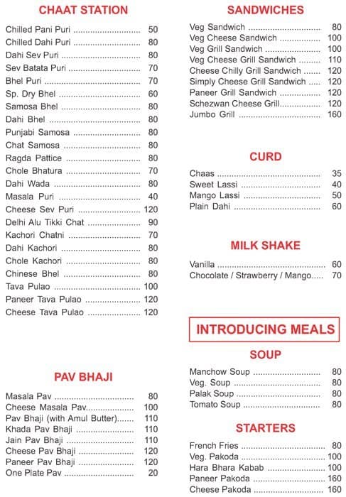 Karachi Sweets Menu, Menu for Karachi Sweets, Hill Road, Bandra West ...