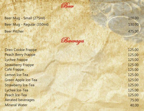 The Platter Menu, Menu for The Platter, Banashankari, Bangalore - Zomato