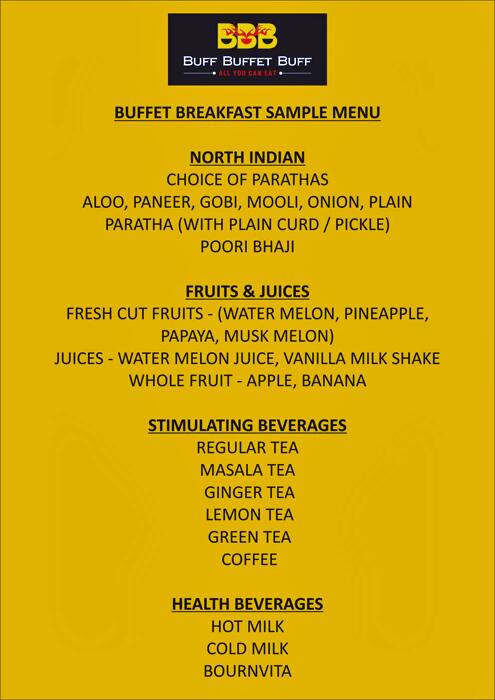 Buff Buffet Buff, Koramangala 5th Block, Bangalore - Zomato