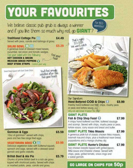 Menu at The Lincoln pub & bar, London